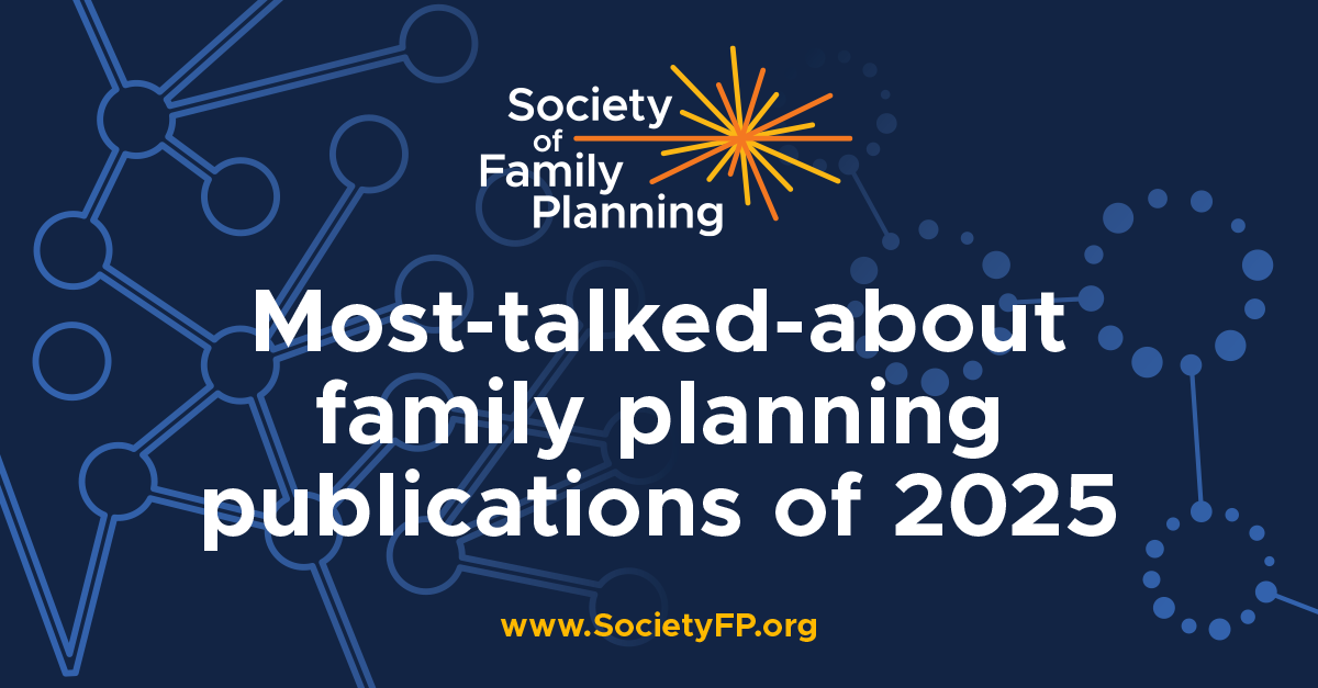Society of Family Planning: Most-Talked-About Family Planning Publications